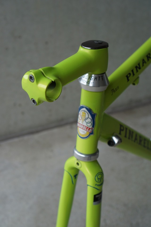 VGC 1997 Pinarello Paris Acid Green Dario Pegoretti 51cm / 53cm | eBay