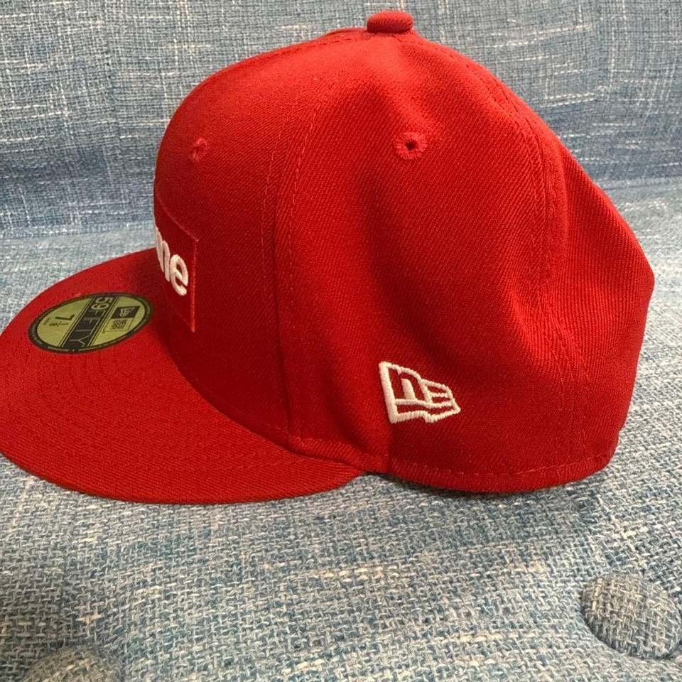 Supreme MLB Teams Box Logo Cap New Era Red Excellent Condition | eBay