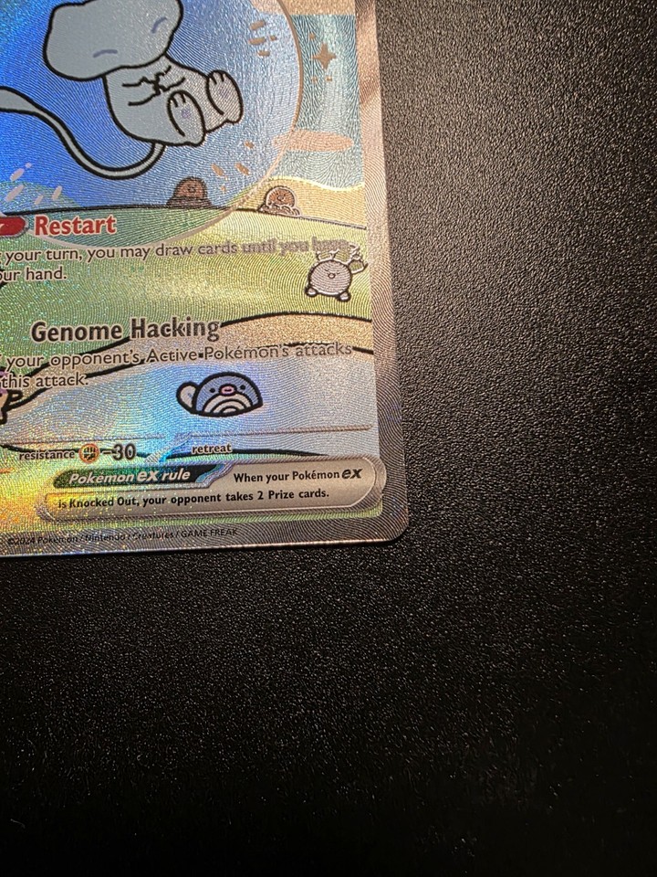 2024 Pokemon S&V Paldean Fates Bubble Mew ex SIR Special Rare Card 232/ ...