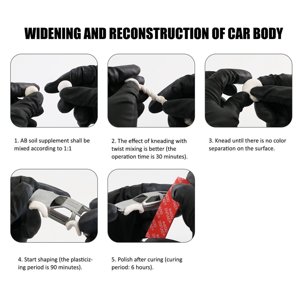 DSPIAE Milliput Standard White Gray Skin Epoxy Putty Modeling Detailing ...