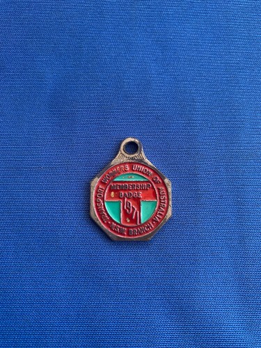 Australian Union Fob Badge Transport Workers Of Union Australia 1971 ...