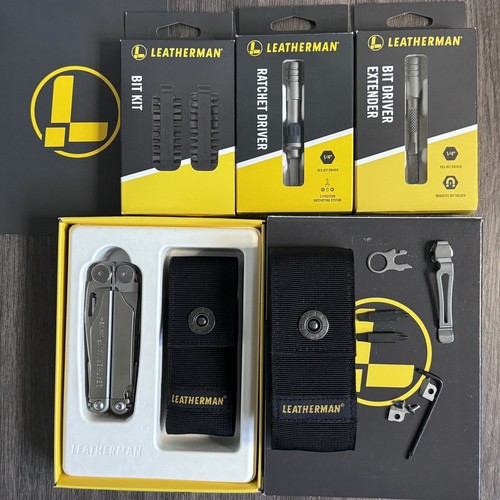 Leatherman WAVE PLUS FULL SET/ Multitool Bit Kit Leatherman Ratchet ...