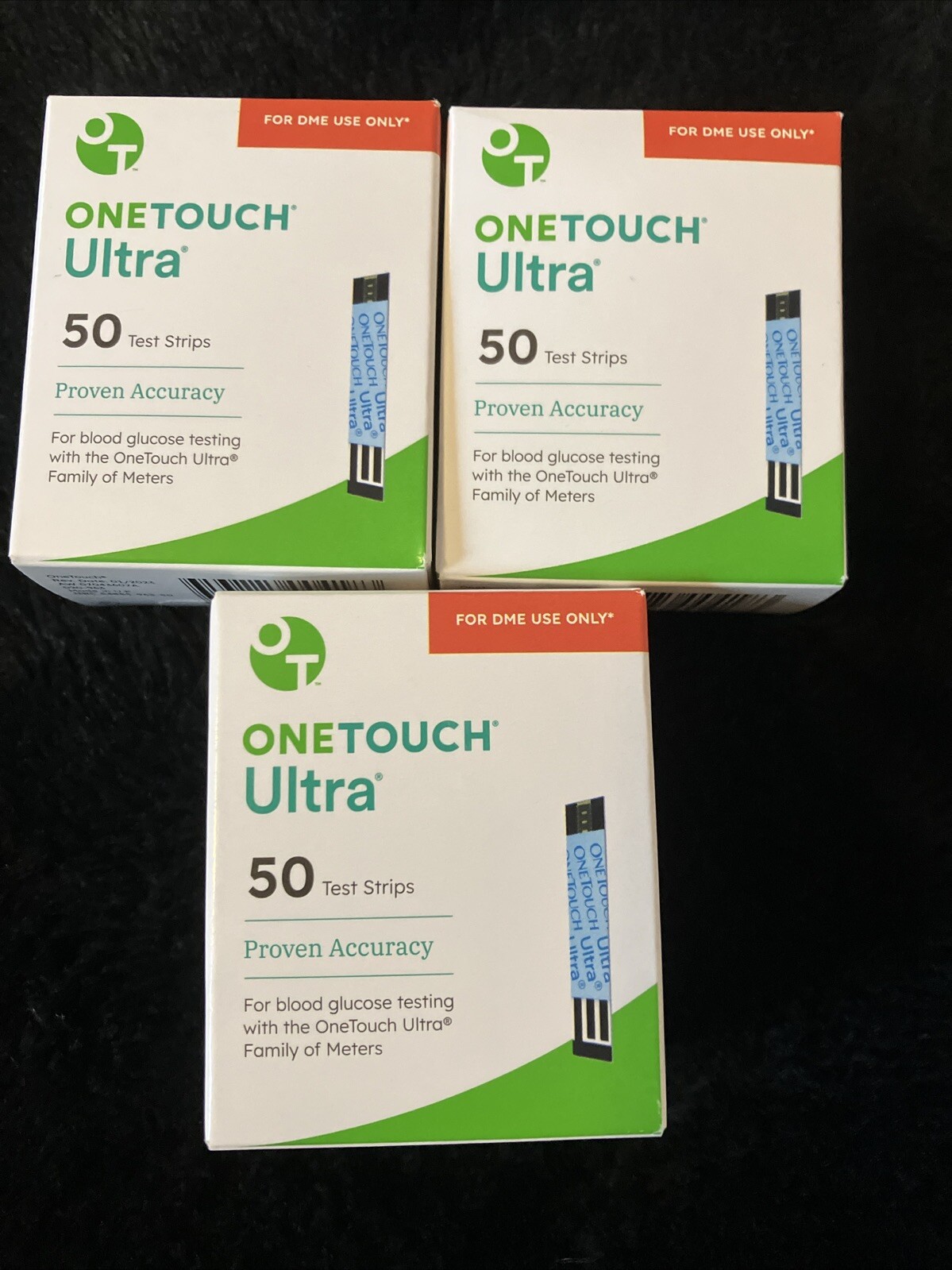 LifeScan OneTouch Ultra Diabetic Test Strips - Blue, Box of 50 3 boxes ...