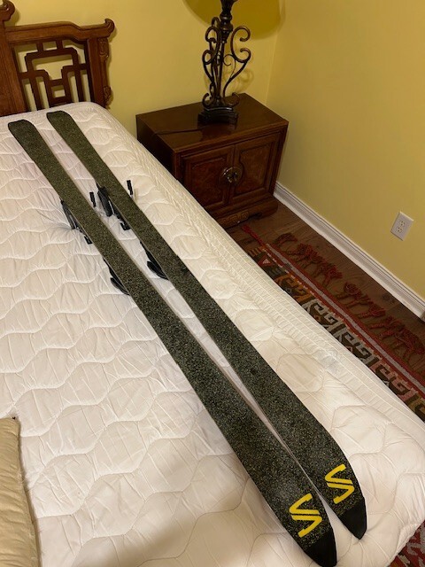 Salomon shaped skis With Salomon Bindings 174 cm. Made in France. | eBay