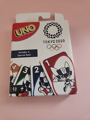 RARE! UNO Olympic Games Tokyo 2020 Card Game Cancelled Games Rare ...