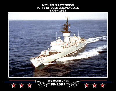 Navy Emporium USS Rathburne FF-1057 Canvas Photo Print 32FF1057 | eBay