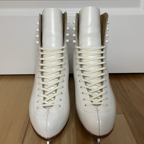 VTG Riedell Model 320 Women Ladies White Figure Ice Skates Size 8 | eBay