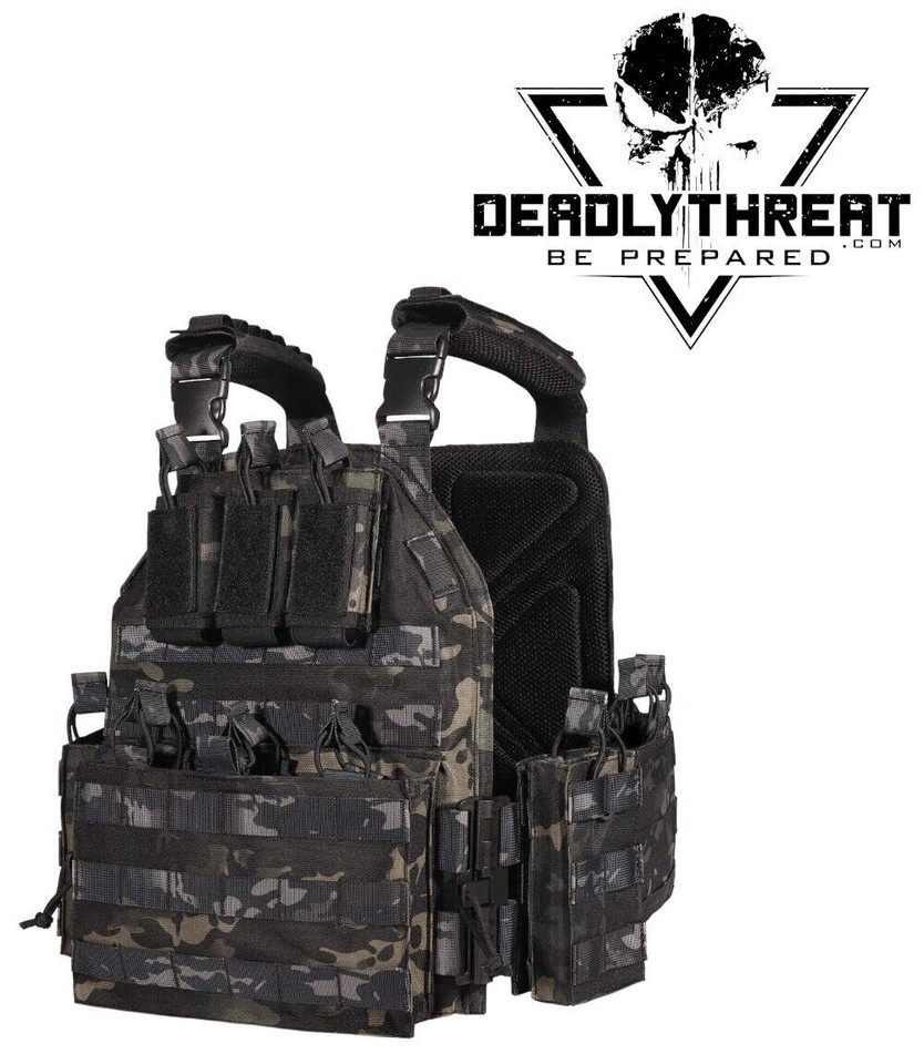 Urban Assault Full Tactical Ghost Camo Vest Plate Carrier | eBay