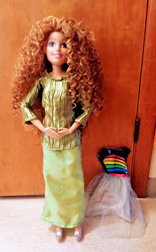 28 Inch Ginger Hair Barbie Fashion Doll with Original & Handmade Outfit ...