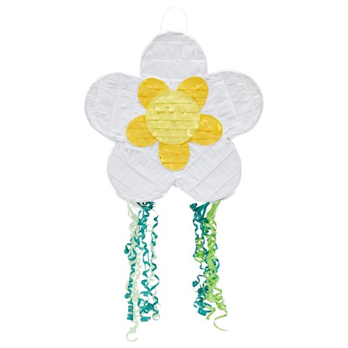 Small Pull String Daisy Pinata for Flower Birthday Party Decorations ...