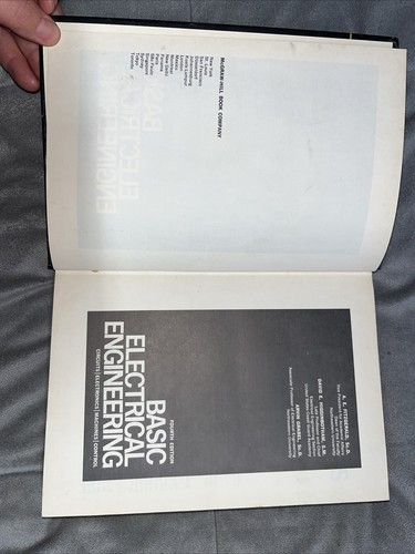 Basic Electrical Engineering By Fitzgerald, Higginbotham & Grabel 1975 | eBay