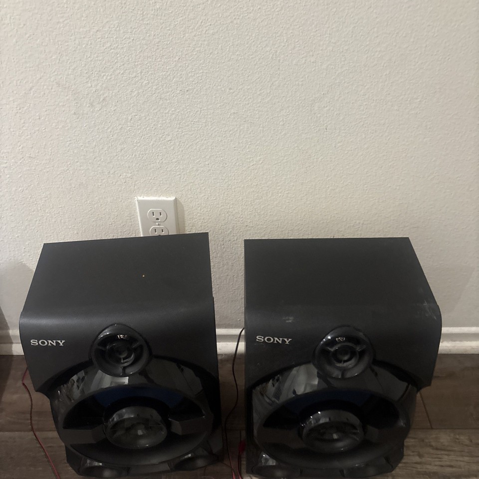 Sony Pair Speakers MHC-M20 High-Power Audio System - Black 4 impedance ...