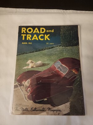 1952 March ROAD AND TRACK The Motor Enthusiasts Magazine (CP31) | eBay