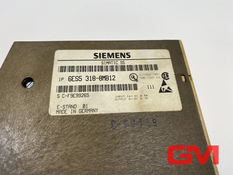 Siemens Anschaltung 6ES5318-8MB12 ET200U Interface Slave Simatic S5 E ...