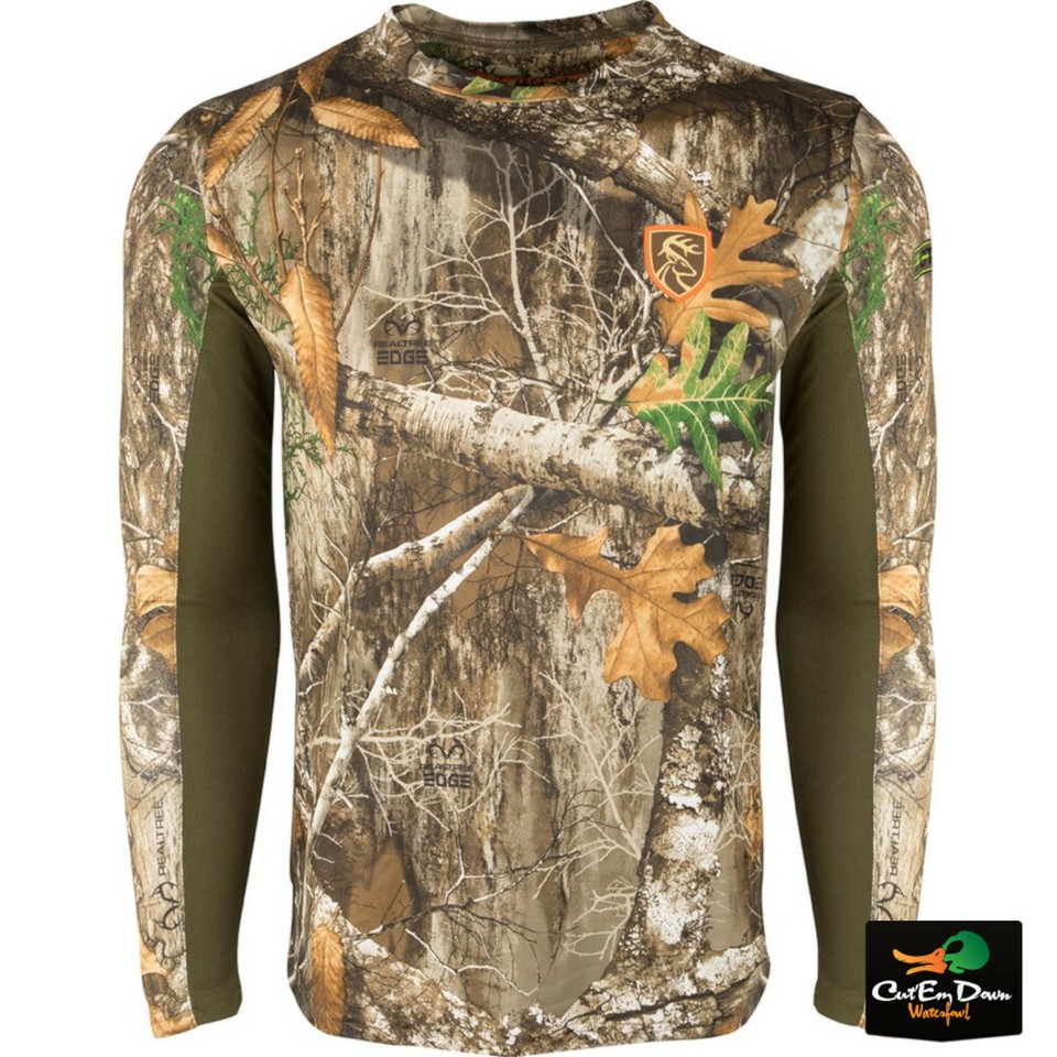 NEW DRAKE NON TYPICAL PERFORMANCE CREW L/S SHIRT WITH AGION ACTIVE XL ...