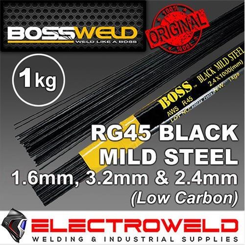 5kg BOSSWELD Mild Steel RG45 Oxygen Gas 3.2mm Tig Welding Filler Rods ...
