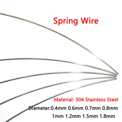 Spring Wire 0.4mm 0.6mm 0.7mm 0.8mm 1mm 1.2mm 1.5mm 1.8mm 304 Stainless ...