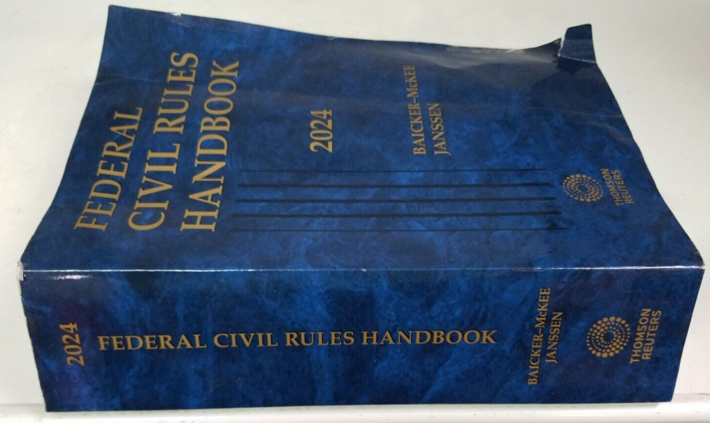 Federal Civil Rules Handbook, 2024 ed. | eBay