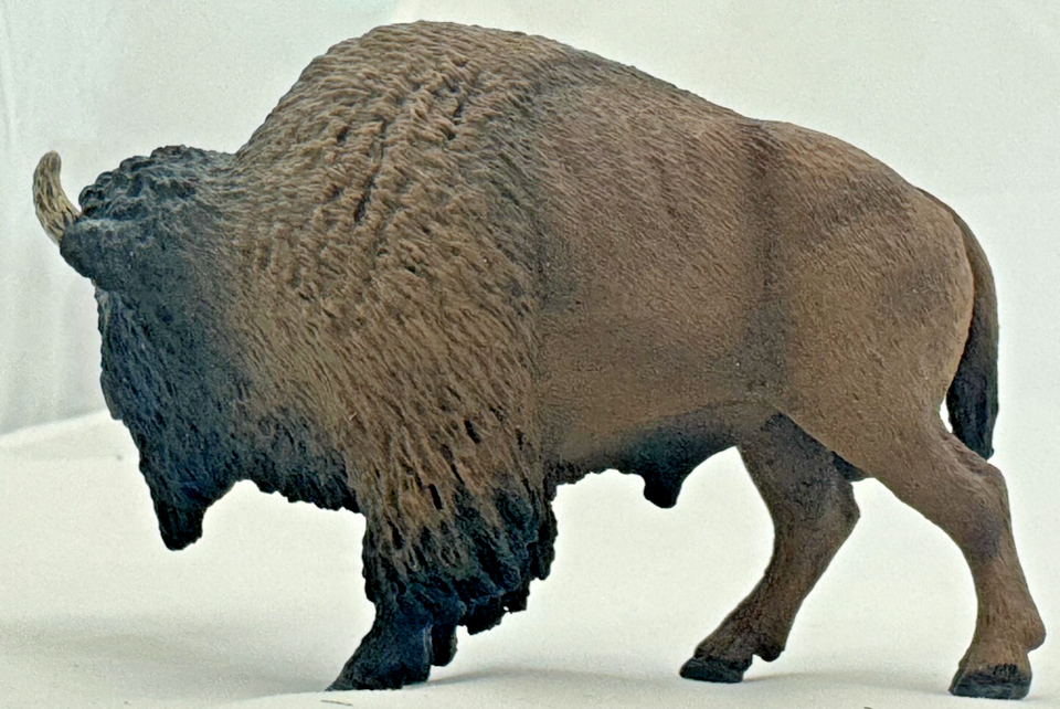 Schleich Brown American Bison Buffalo 2013 Animal Figure D-73527 | eBay