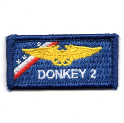 VAQ-140 ELECTRONIC ATTACK SQUADRON ECMO DONKEY 2 EMBROIDERED PATCH | eBay