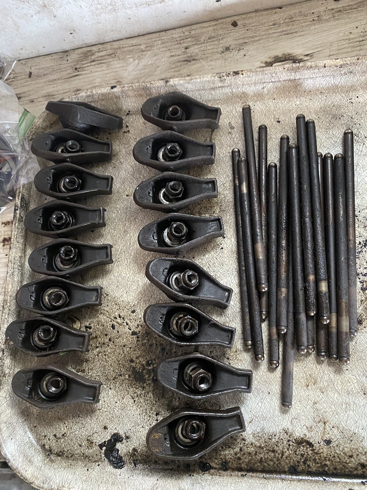 1969 Ford 302 Fairlane Torino Rockers & Pushrods Lot C307 | eBay