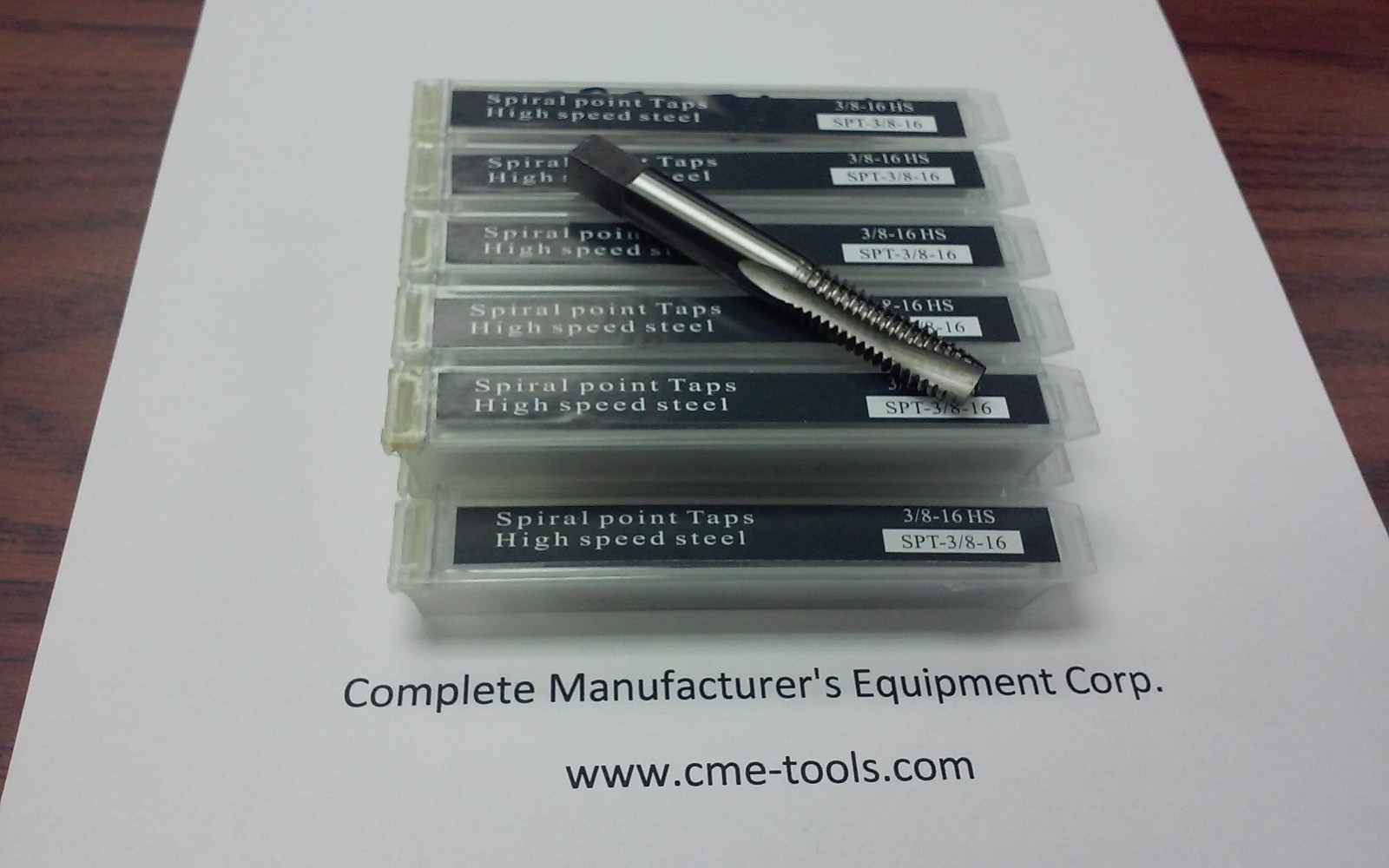 Spiral Point Taps 3/8"-16 plug 3flt 10pcs HSS H3 #SPT-3/8-16--new | eBay