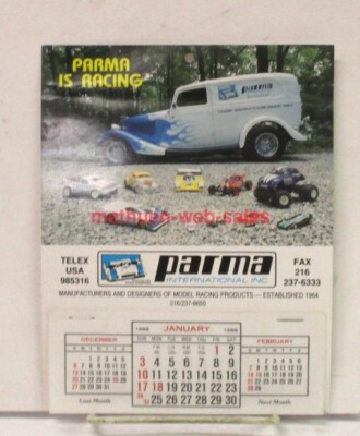 Parma International~ Calendar ~ 1988 ~ Parma Is Racing~ Unused | eBay