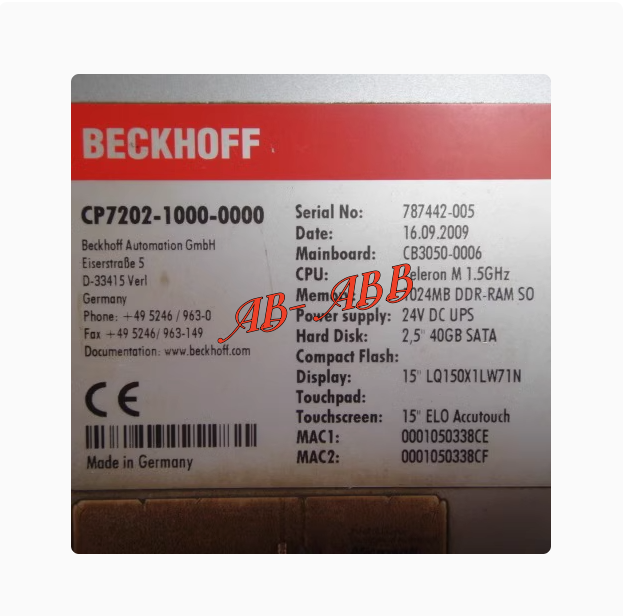 1pcs Used CP7202-1000-0000 via DHL or FedEx | eBay
