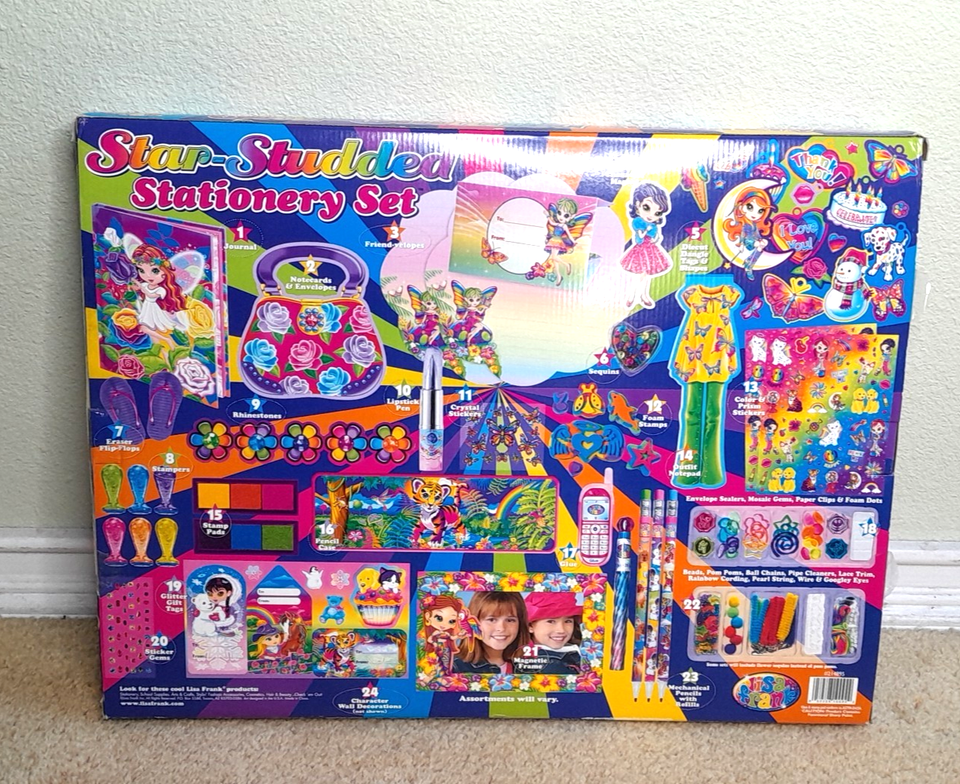 RARE Lisa Frank Star-Studded Stationery Set 750+ Pcs. 23" x 18" VTG Y2k ...