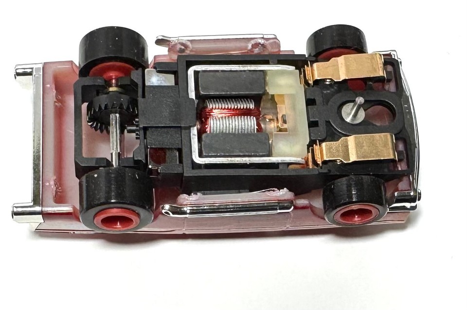 Wow SRT Bulldog HO'xtras Slot Car Custom '57 Chevy Bel Air Flamed AFX ...