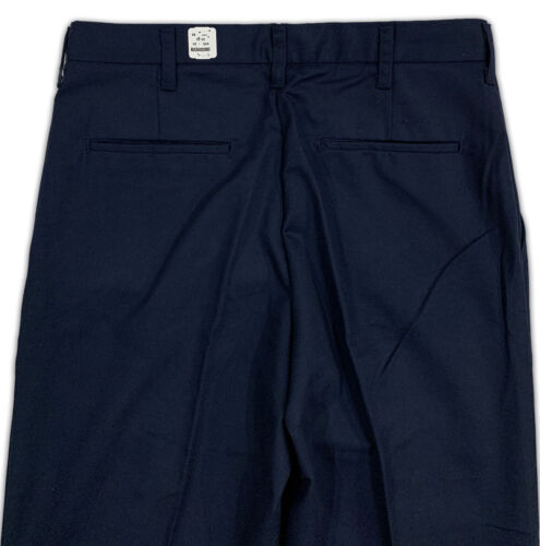 Navy Blue Work Pants Polyblend Industrial Uniform Mechanic Technician ...