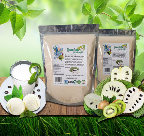Graviola Soursop Fruit Powder 16oz (1lb) 100% Natural Superfood ...