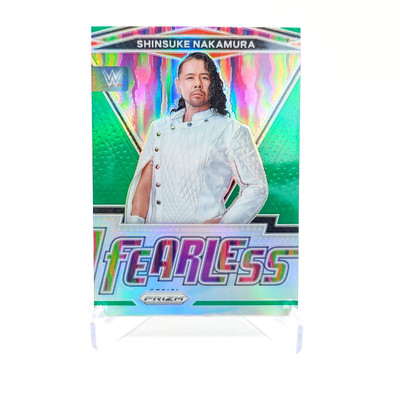 2022 Panini Prizm WWE Fearless #3 Shinsuke Nakamura (Green Prizm) | eBay