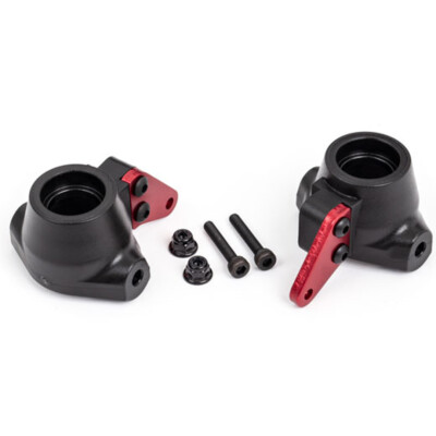NEW Traxxas 9637R Alum Left&Right Steering Blocks Arms RD Sledge FREE ...
