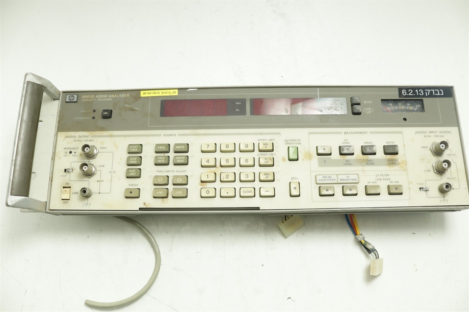 HP 8903B Audio Analyzer for sale online | eBay