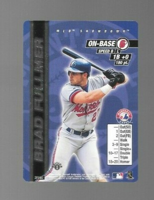 2000 MLB Showdown Brad Fullmer 1st Edition Card #266 Montreal Expos NM+ ...