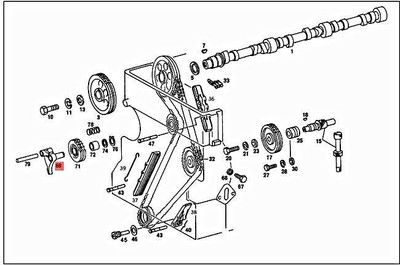Genuine MERCEDES Sprocket bearing 1210501510 | eBay