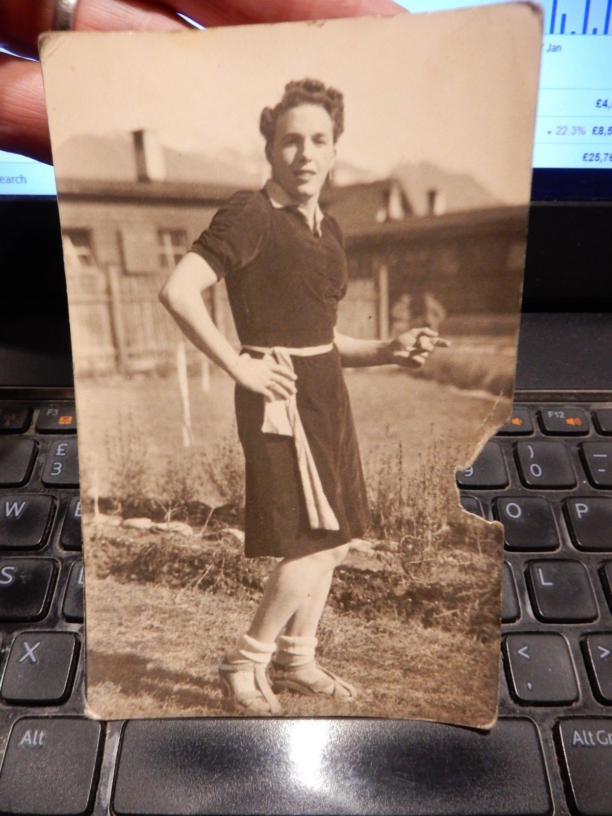 WW2 PRISONER OF WAR CAMP DRAG PORTRAIT CROSS DRESSING transvestite ...