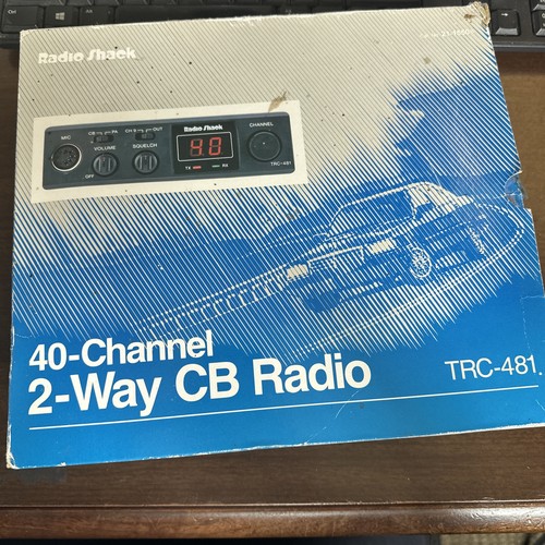VINTAGE 1980'S RADIO SHACK 40 CHANNEL 2 WAY CB RADIO TRC-481 - NEW IN ...