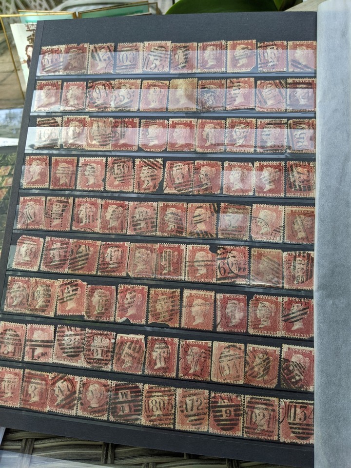 Queen Victoria Penny Red Plates SG43 | eBay UK