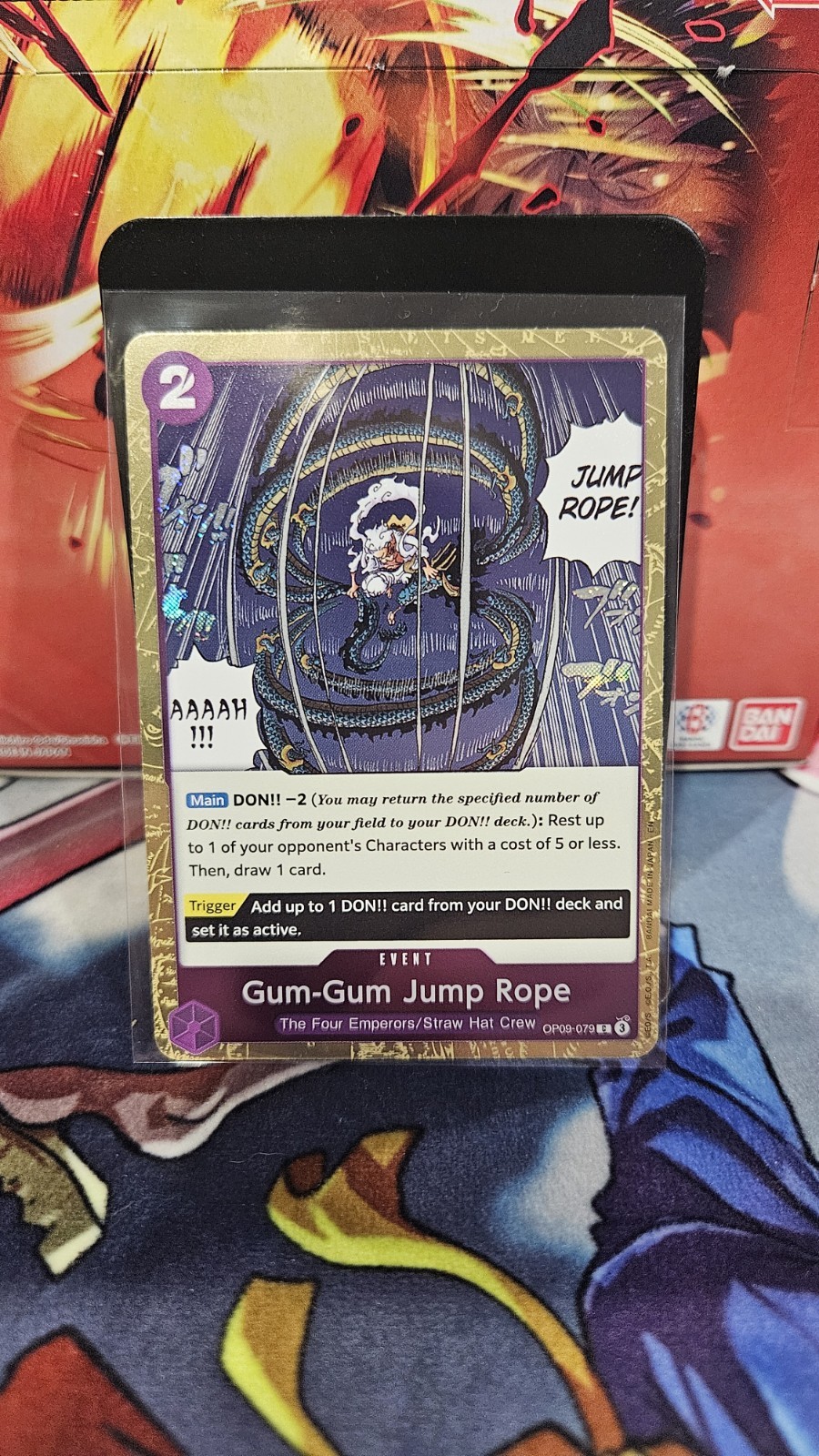 Gum-Gum Jump Rope (Pirate Foil) OP09-079 Premium Booster -The Best- Vol ...