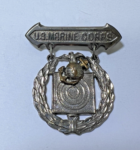 VIETNAM ERA U.S. MARINE CORPS BASIC MARKSMAN BADGE | eBay