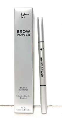 IT COSMETICS BROW POWER UNIVERSAL TAUPE EYEBROW PENCIL (NWB /Full Size ...