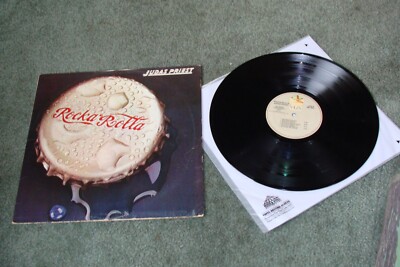 JUDAS PRIEST ROCKA ROLLA RECORD VINYL LP ALBUM ORIGINAL GULL 1977 ROB ...