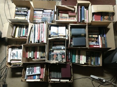 Huge Book Collection - 305 Lot Horror Sci-fi Fantasy Novels Oversized ...
