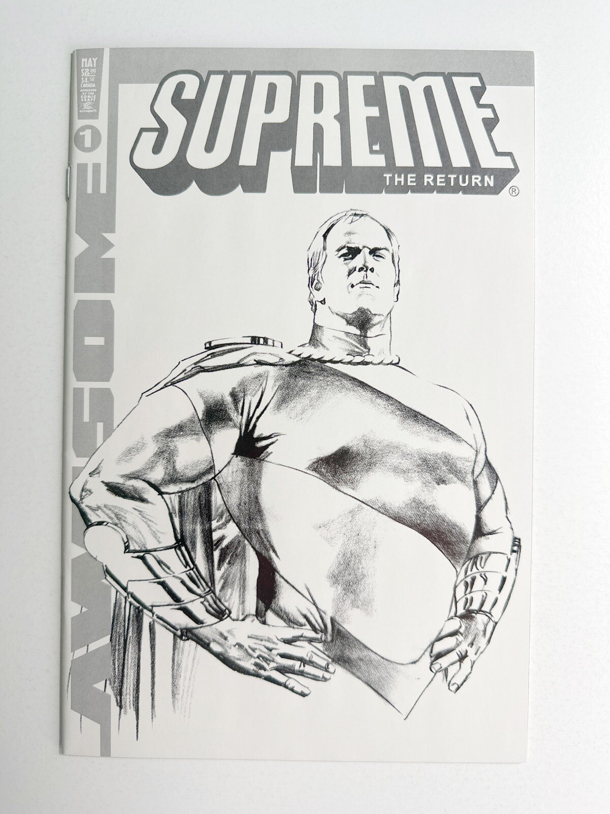 Alan Moore's Awesome Universe Handbook #1 Supreme the Return #1 Sketch ...