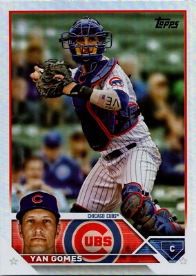 2023 TOPPS SERIES 2 Baseball #569 YAN GOMES RAINBOW FOIL SSP | eBay