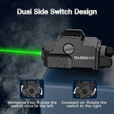 Green/Red/Blue Pistol Laser Sight Beam for Glock Handgun Picatinny Rail ...