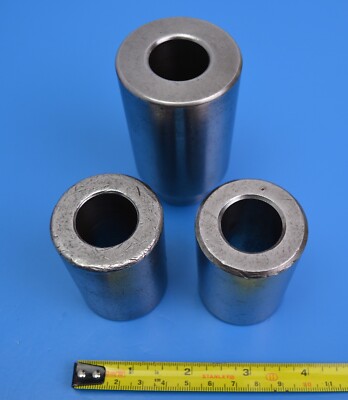 3 x Headstock Lathe Spindle Sleeves / Reducers. Internal Morse Taper 3 ...