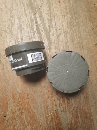 2 USGI Gas Mask Filters Nato 40 MM Threads US Military Issue M44 | eBay
